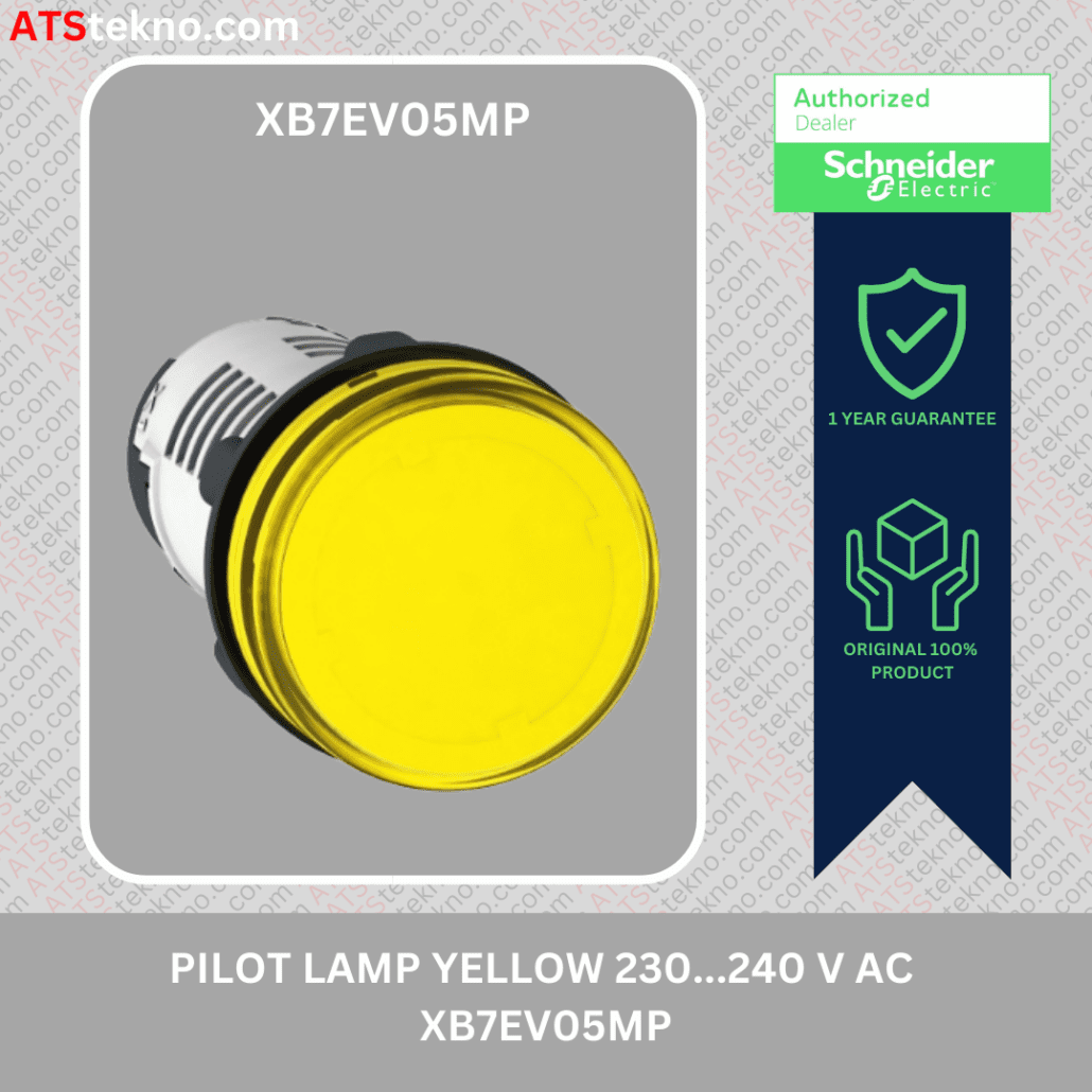 Jual Pilot Lamp Kuning 230-240VAC XB7EV05MP murah Surabaya | ATS Official